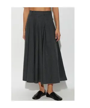 BY MALENE BIRGER High-waisted Design Midi Skirt