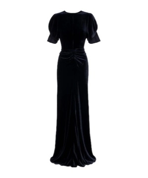 Victoria Beckham Isabella Velvet Gown - No