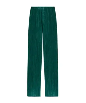 FORTE_FORTE Wide-leg Casual Trousers - Green