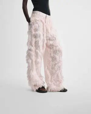 Phoebe Philo Tasseled Casual Trousers