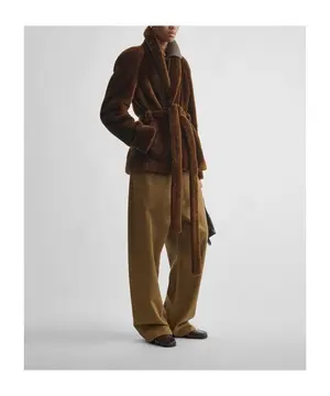 Phoebe Philo Tie-waist Long Coat