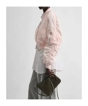 Phoebe Philo Cropped Bomber Jacket