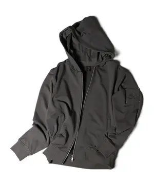 Moose Knuckles Hartsfield Zip-up Hoodie - Cement Ash