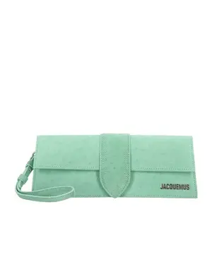 Jacquemus Logo Clutch - Turquoise