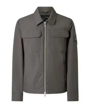 Moose Knuckles Jacques Shirt Jacket - Cement Ash