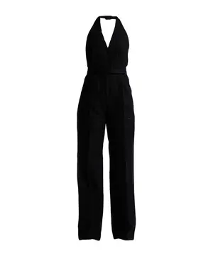 Max Mara Tie Fastening Jumpsuits - Black