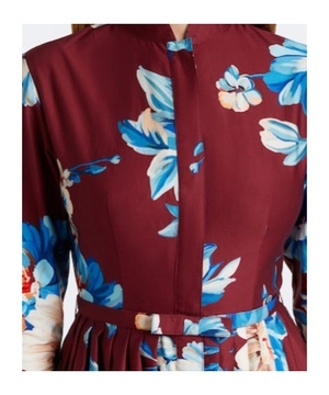 LEO Zara Floral Cotton Shirt Dress - No