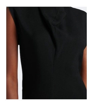 Victoria Beckham Draped Midi Dress