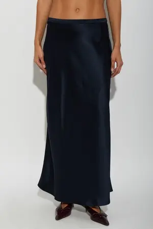 ANINE BING Bar Maxi Skirt - Navy Blue