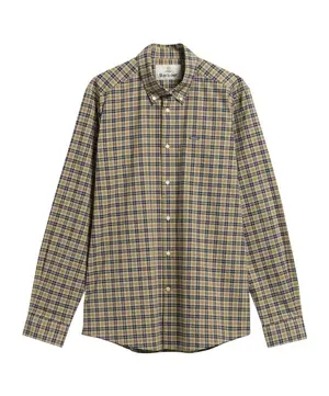Barbour Buttondown Plaid Long Sleeve Shirt - No