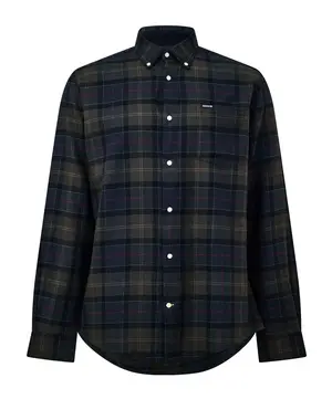 Barbour Buttondown Plaid Long Sleeve Shirt - No