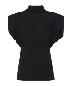 MUGLER High-neck Wool-blend Top