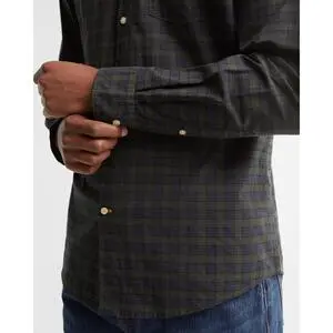 Barbour Buttondown Micro Check Long Sleeve Shirt - No