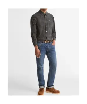 Barbour Buttondown Micro Check Long Sleeve Shirt - No