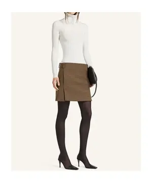 COURREGES Houndstooth Mini Skirt