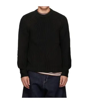 Comme Des Garçons Long-sleeve Knit Sweater - Black
