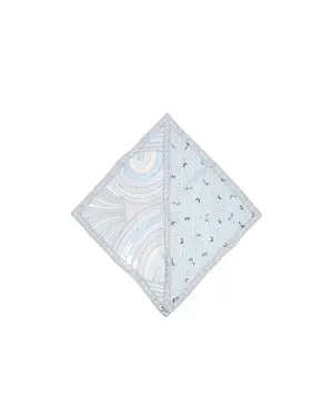 Emilio Pucci Onda And Iride Print Silk Scarf - Light Blue