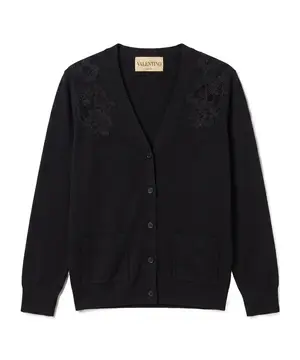 Valentino Garavani Embroidered Cardigan
