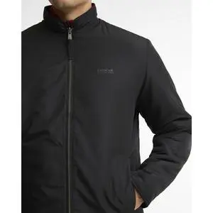 Barbour Reversible Stand Collar Fleece Jacket - Black