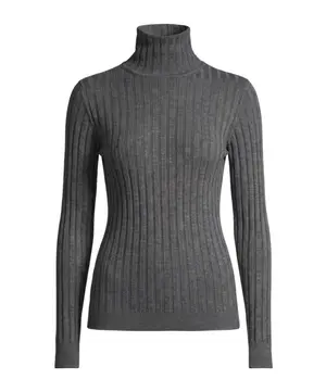 Peserico Ribbed Roll-neck Sweater - No