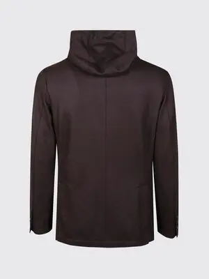 Eleventy Detachable Hood Single-breasted Blazer