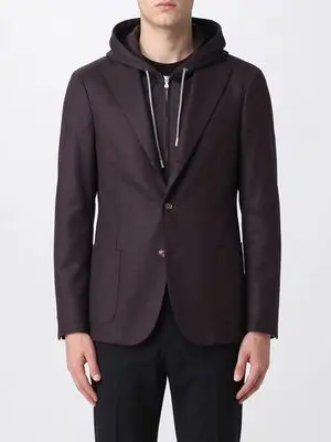 Eleventy Detachable Hood Single-breasted Blazer