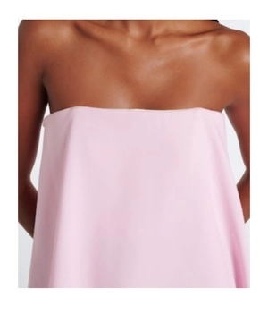 JIL SANDER Virgin Wool Bustier Minidress
