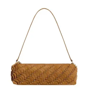 Rabanne Baguette Disc Emebellished Shoulder Bag