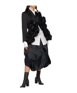 Comme Des Garçons Bubble-hem Skirt