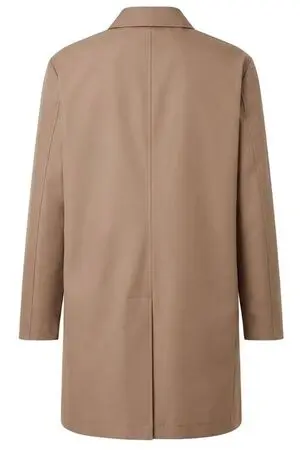 Peserico Single-breasted Twill Coat