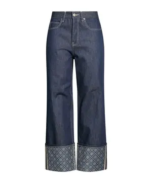 Tory Burch Straight Leg - Blue