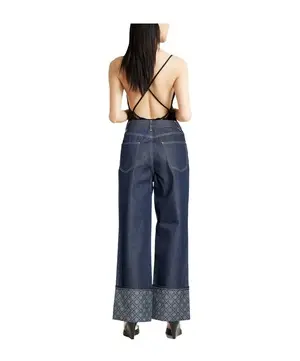 Tory Burch Straight Leg - Blue