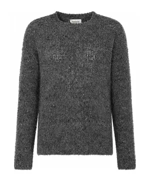 Max Mara Textured Crew Neck Knitted Sweater