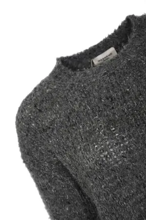 Max Mara Textured Crew Neck Knitted Sweater