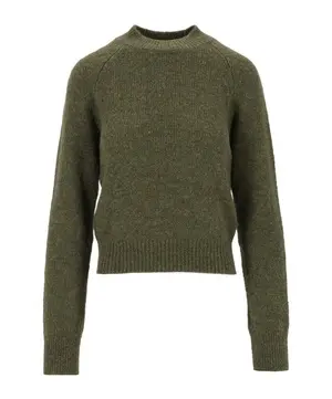 Dries Van Noten Texas High Crewneck Sweater - Green