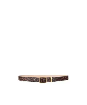 Rag & Bone Leopard-print Belt  Black