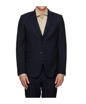Comme Des Garçons Long-sleeve Jacket - Navy