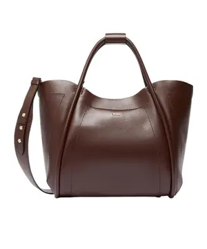 Max Mara Small Leather Marine Bag