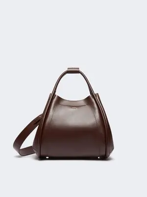 Max Mara Small Leather Marine Bag