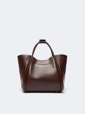 Max Mara Small Leather Marine Bag