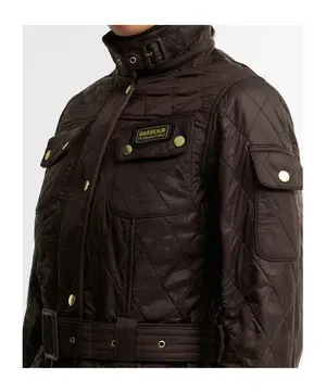 Barbour Quilted Belted Biker Jacket