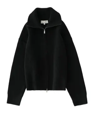 Studio Nicholson Sandos Ribbed-knit Cardigan - Black