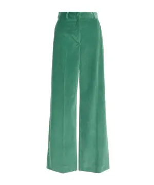 Women's Green Velvet Pants