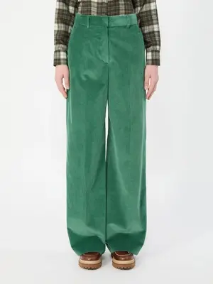 Max Mara Cotton Velvet Trousers