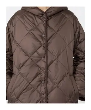 Max Mara Reversible Down Jacket In Technical Twill
