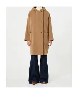 Max Mara Wool And Alpaca Beaver Cloth Coat