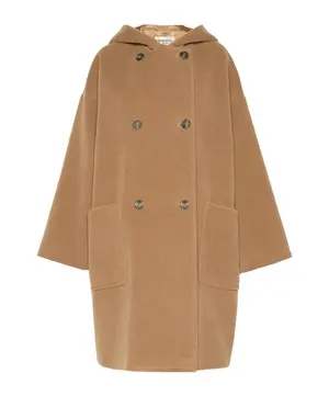 Max Mara Wool And Alpaca Beaver Cloth Coat - Camel