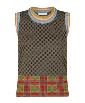 Dries Van Noten Jacquard Wool Sweater - Forest