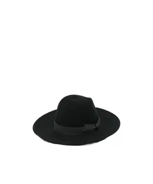 Borsalino Deva Wide-brim Wool Hat - Black