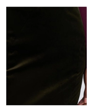 JIL SANDER Cotton Velvet Maxi Skirt